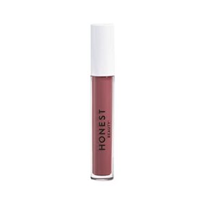 honest beauty liquid lipstick, forever with avocado oil + hyaluronic acid |lasting hydration | ewg certified + dermatologist tested & vegan + cruelty free | 0.12 fl. oz.