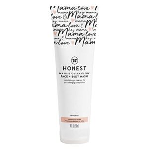 the honest company honest mama’s gotta glow face and body wash, 8 fl oz