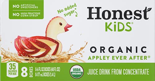 Honest Kids, Apple Juice Drink, 6 Fl Oz (Pack of 8)