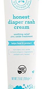 Honest Diaper Rash Cream, 2.5 Ounce