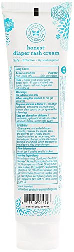 Honest Diaper Rash Cream, 2.5 Ounce