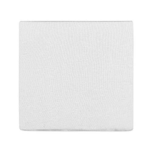 HonestBaby unisex baby Organic Cotton Changing Pad Cover and Toddler Sleepers, Bright White, One Size US