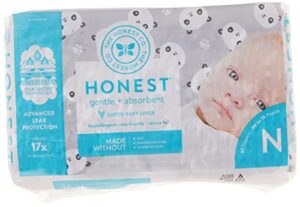 the honest company – eco-friendly and premium disposable diapers – pandas, newborn size (<10lbs.) 32 ct.