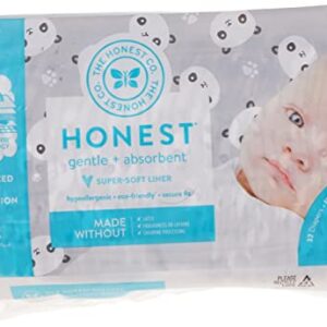 The Honest Company - Eco-Friendly and Premium Disposable Diapers - Pandas, Newborn Size (<10lbs.) 32 Ct.