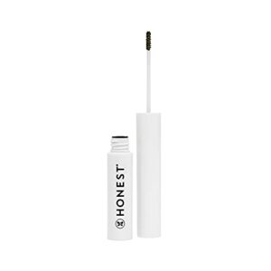 honest beauty healthy brow gel, taupe with castor oil | plant derived proteins | fuller + healthy-looking brows | ewg certified & vegan | 0.05 fl oz