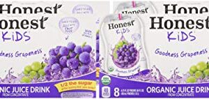 Honest Kids Goodness Grapeness, Grape Organic Fruit Juice Drink, 6.75 fl oz (32 Pack)