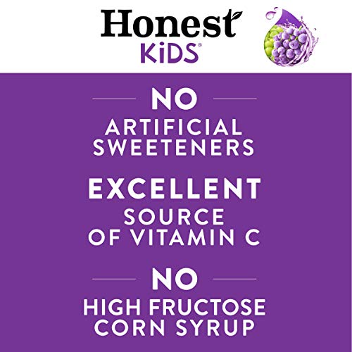 Honest Kids Goodness Grapeness, Grape Organic Fruit Juice Drink, 6.75 fl oz (32 Pack)