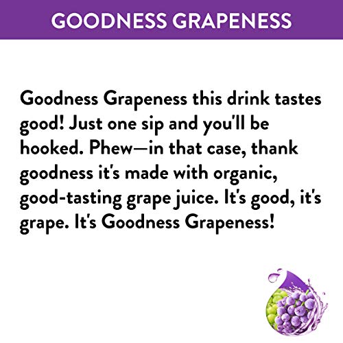 Honest Kids Goodness Grapeness, Grape Organic Fruit Juice Drink, 6.75 fl oz (32 Pack)