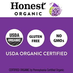 Honest Kids Goodness Grapeness, Grape Organic Fruit Juice Drink, 6.75 fl oz (32 Pack)