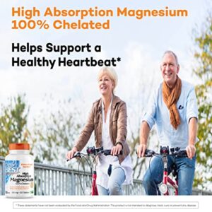 Doctor's Best High Absorption Magnesium Glycinate Lysinate, 100% Chelated, TRACCS, Not Buffered, Non-GMO, Vegan, Gluten & Soy Free, 100 mg, 120 Tablets (Packaging May Vary)