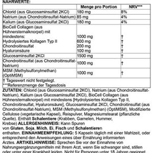 Doctor's Best Glucosamine Chondroitin MSM + Hyaluronic Acid with OptiMSM Featuring Biocell Collagen, Joint Support, Non-GMO, Gluten & Soy Free, 150 Caps