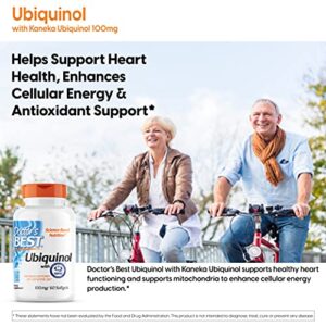 Doctor's Best Ubiquinol with Kaneka QH, Non-GMO, Gluten Free, Soy Free, Heart Health, 100 mg, 60 Softgels