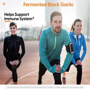 Doctor's Best Black Garlic Extract ABG10+ ® 250mg Supports Healthy Blood Pressure Cholesterol Boost Immunity Potent Antioxidant, 60 Count