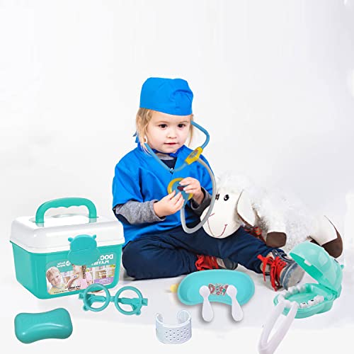 Doctor Kit for Kids | Kids Doctor Playset with Electronic Stethoscope | Toy Medical Kit for Kids | Pretend Play Doctor Set for Toddlers | Children's Realistic Dr. Kit with Sounds