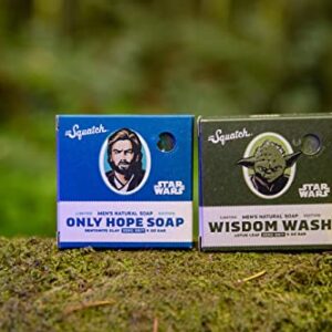 Dr. Squatch The Soap Star Wars Soap Collection - Men’s Natural Bar Soap - 4 Bar Soap Bundle Star Wars Soap for Men