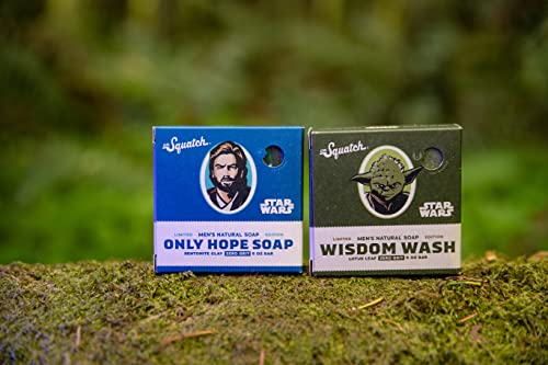 Dr. Squatch The Soap Star Wars Soap Collection - Men’s Natural Bar Soap - 4 Bar Soap Bundle Star Wars Soap for Men