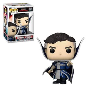 POP Marvel: Doctor Strange Multiverse of Madness - Supreme Strange Funko Pop! Vinyl Figure (Bundled with Compatible Pop Box Protector Case), Multicolor, 3.75 inches