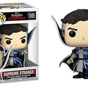 POP Marvel: Doctor Strange Multiverse of Madness - Supreme Strange Funko Pop! Vinyl Figure (Bundled with Compatible Pop Box Protector Case), Multicolor, 3.75 inches