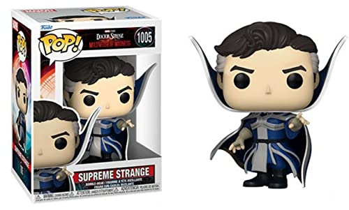 POP Marvel: Doctor Strange Multiverse of Madness - Supreme Strange Funko Pop! Vinyl Figure (Bundled with Compatible Pop Box Protector Case), Multicolor, 3.75 inches