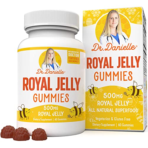 Royal Jelly Gummies by Dr. Danielle, Best Royal Jelly Gummy Supplement, 500mg