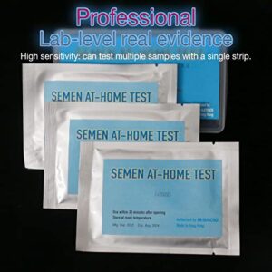 DR.OLFACTICS Semen Detection Test Strips (3 Packs) - Professional Precise and Sensitive - Infidelity Test Kit Check Spouse, Girlfriend, Partner.