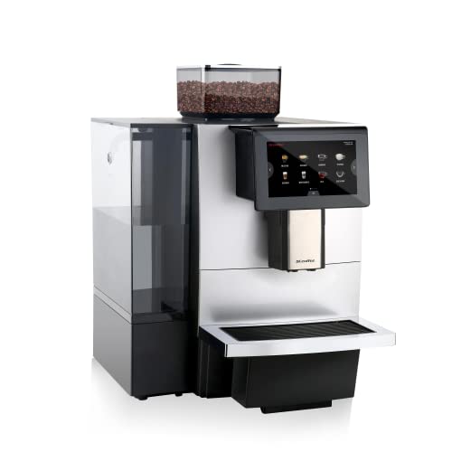 DR. COFFEE F11 Big Plus Fully Automatic Coffee Machine, Silver Espresso Machine with Milk System, Americano and Cappuccino, 24 Coffee Drinks for Hotel, Office and Convenience Store