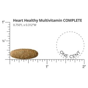 Dr. Stephen Sinatra’s Heart Healthy Multivitamin Complete for Heart, Total Body, Immune, and Mood Support and More with Essential Vitamins Plus Sensoril Ashwagandha