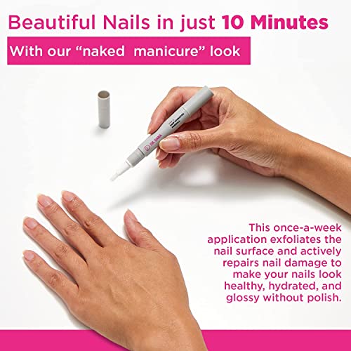 Dr. Dana Nail Repair for Damaged Nails - Nail Strengthener for Thin Nails, Nail Strengthener for Damaged Nails - Nail Products with Exfoliator, Primer Nail Buffer, and Moisturizer for Brittle Nails