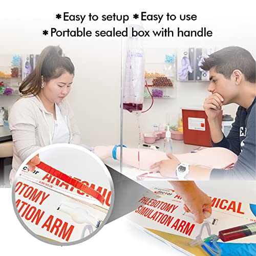 Phlebotomy Practice Kit and IV Practice Kit for Nurses and Other Medical Professionals - Practice and Perfect Venipuncture Skills Before Working On Real People - The Apprentice Doctor.