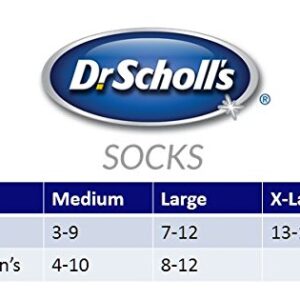 Dr. Scholl's Men's Over The Calf Compression Work Sock (1 Pair), Khaki