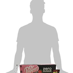 Dr Pepper Strawberry and Cream - Munchie Box Stash (Zero Sugar, Pack of ( 12 ) 12 Oz Cans)