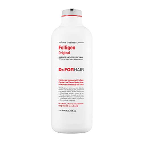 Dr.FORHAIR Folligen Volume Biotin Treatment (25oz) For Hair Regrowth Relieving Hair Loss Thinning Hair Care Shiny Increase Volume Strength Thickening Root Enhancer (No Paraben, Silicone, Sulfates)