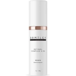 drmtlgy retinol serum for face – anti wrinkle serum with vitamin c and vitamin e – retin a anti aging serum – made in the usa resurfacing retinol serum