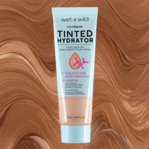 Wet n Wild Bare Focus Tinted Hydrator Matte Finish, Light, Oil-Free, Moisturizing Makeup | Hyaluronic Acid | Sheer To Medium Coverage