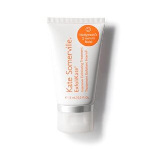 kate somerville exfolikate intensive exfoliating treatment – salicylic acid and lactic acid super facial scrub improves texture and pores, 0.5 fl oz