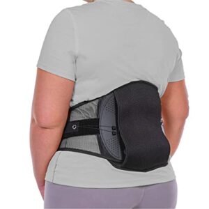 braceability plus size spondylolisthesis back brace – xxxl lumbar ankylosing spondylolysis corset stabilizer for pars defect low back pain, anterolisthesis support, spinal fracture treatment (3xl)