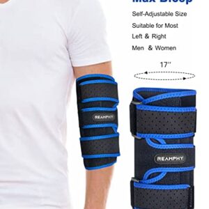 Elbow Brace, Adjustable Elbow Splint Support Immobilizer Brace Stabilizer Sleeping for Cubital Tunnel Syndrome, Comfortable for Ulnar Nerve entrapment Relief Pain and Tendinitis Arm Straightener Fit Men ＆ Women