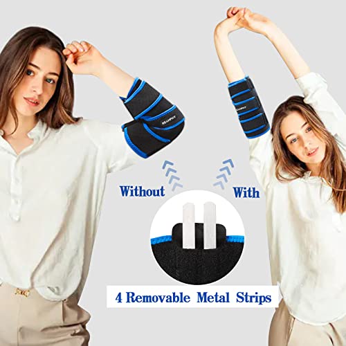 Elbow Brace, Adjustable Elbow Splint Support Immobilizer Brace Stabilizer Sleeping for Cubital Tunnel Syndrome, Comfortable for Ulnar Nerve entrapment Relief Pain and Tendinitis Arm Straightener Fit Men ＆ Women