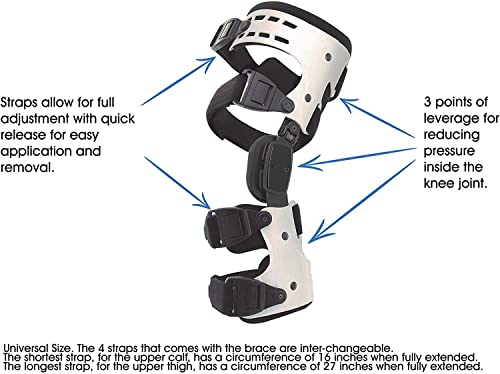 Comfyorthopedic Osteoarthritis Knee Brace - Knee Brace for Arthritis Pain and Support-Lateral or Medial offloader knee brace for left knee-L1851 L1843 Custom Knee Brace for Bone on Bone pain relief