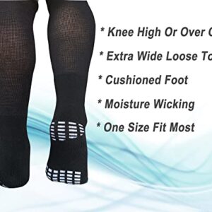 2 Pairs Replacement Sock Liner for Orthopedic Walking boot Air Cam Walkers, Cast Socks Under Air Cast Brace Surgical Broken Leg Toe Fracture boot