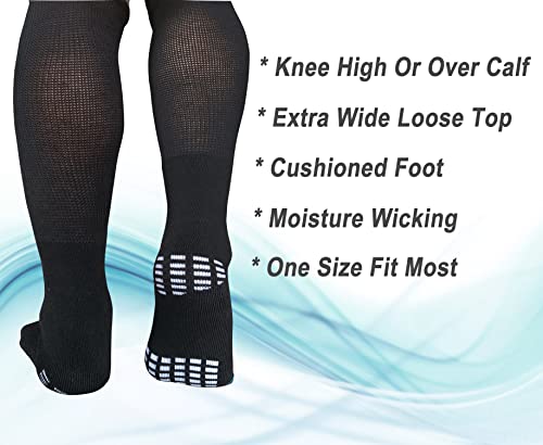 2 Pairs Replacement Sock Liner for Orthopedic Walking boot Air Cam Walkers, Cast Socks Under Air Cast Brace Surgical Broken Leg Toe Fracture boot