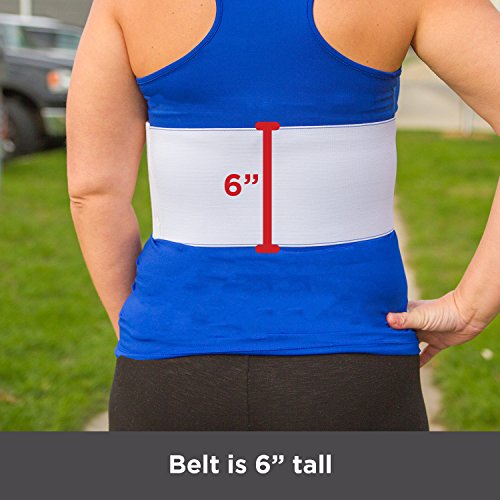 BraceAbility Rib Injury Binder Belt | Women's Rib Cage Protector Wrap for Sore or Bruised Ribs Support, Sternum Injuries, Pulled Muscle Pain and Strain Treatment (Female - Fits 34”-60” Chest)