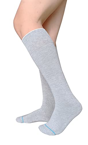 Replacement Sock Liner for Orthopedic Walking Boots Walker Brace,Tube Socks Under Air Cam Walkers and Fracture Boot Cast Shoe Surgical Leg Cover Grey 4 Pack