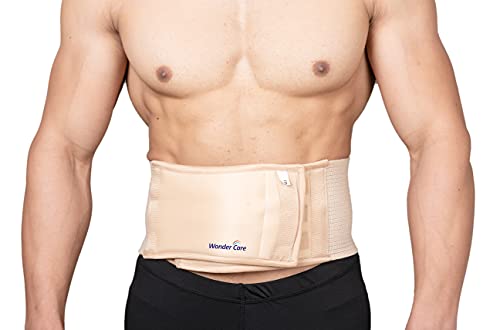 Wonder Care- Umbilical Hernia Support Belt Abdominal Binder for Belly Button Hernias or Navel Hernias, Hernia pain relief Brace (L)…