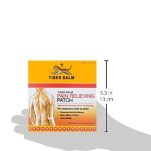 Tiger Balm Pain Relieving Patch, 5 Count