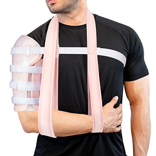 Sarmiento Brace - Humeral Shaft Fracture Splint Humeral Fracture Brace for Broken Upper Arm Shoulder Bicep Left/Right Arm Long-Bone Humerus Fracture for Men and Women (XL)