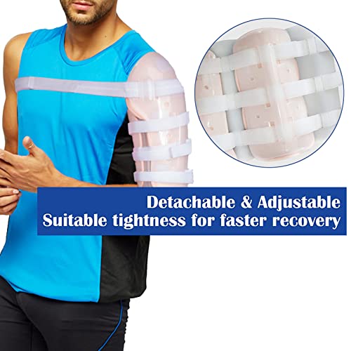 Sarmiento Brace - Humeral Shaft Fracture Splint Humeral Fracture Brace for Broken Upper Arm Shoulder Bicep Left/Right Arm Long-Bone Humerus Fracture for Men and Women (XL)