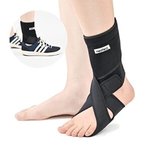 NEOFECT Drop Foot Brace Black Left AFO Foot Drop Brace for Walking, Drop Foot Brace with Shoes, Stroke Recovery Equipment, Foot Drop Brace for Sleeping, Adjustable Ankle Brace