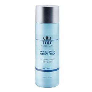 eltamd skin recovery essence face toner for women, alcohol free skin toner for calming skin redness and sensitive skin, helps detoxify and hydrate, fragrance free, sensitivity free, 7.3 oz bottle