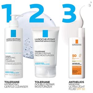 La Roche-Posay Anthelios Mineral Ultra-Light Face Sunscreen SPF 50, Zinc Oxide Sunscreen for Face, 100% Mineral Sunblock, Oil Free Sunscreen for Sensitive Skin, Daily Sun Protection